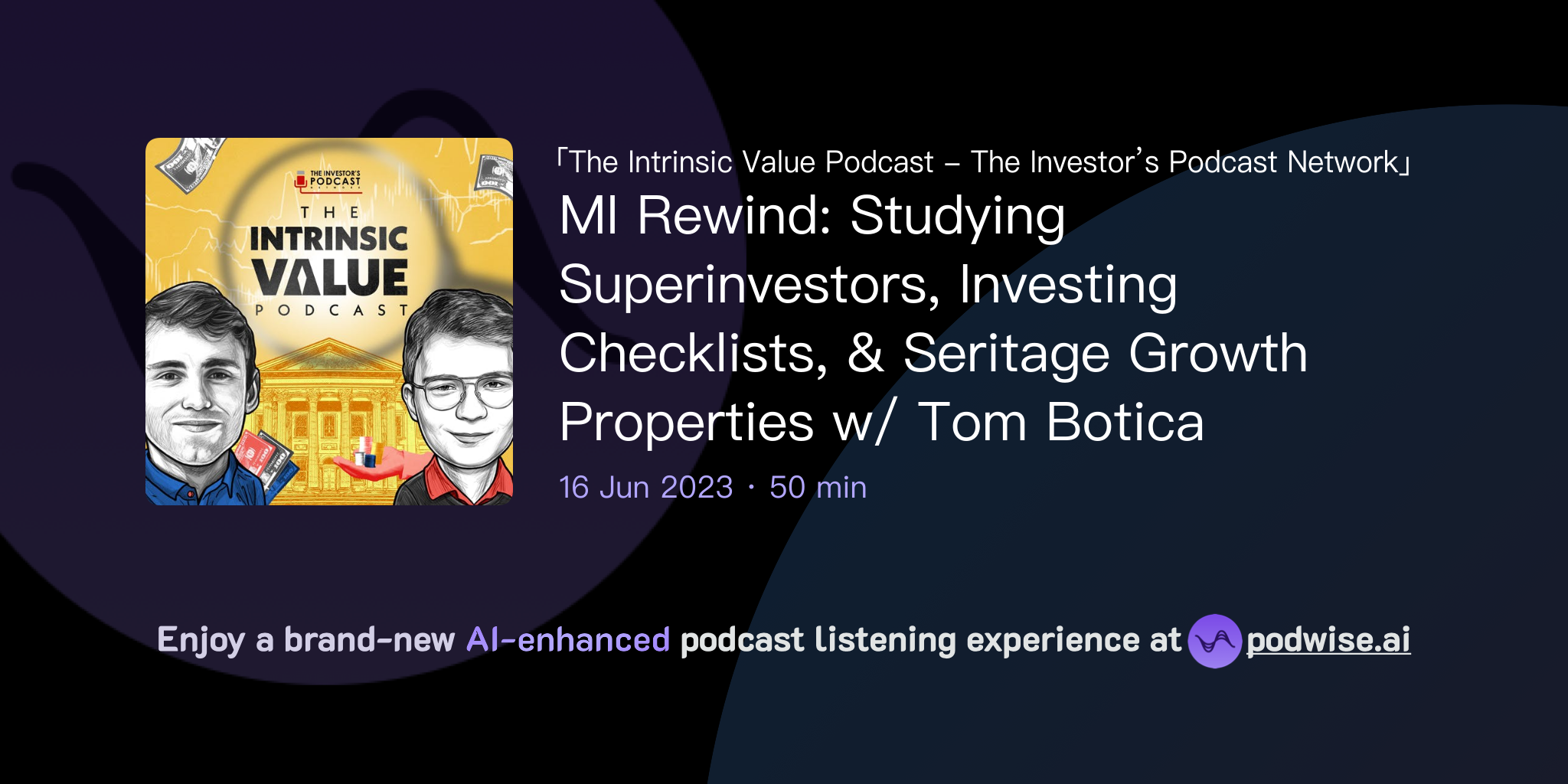 MI Rewind: Studying Superinvestors, Investing Checklists, & Seritage Growth Properties w/ Tom ...