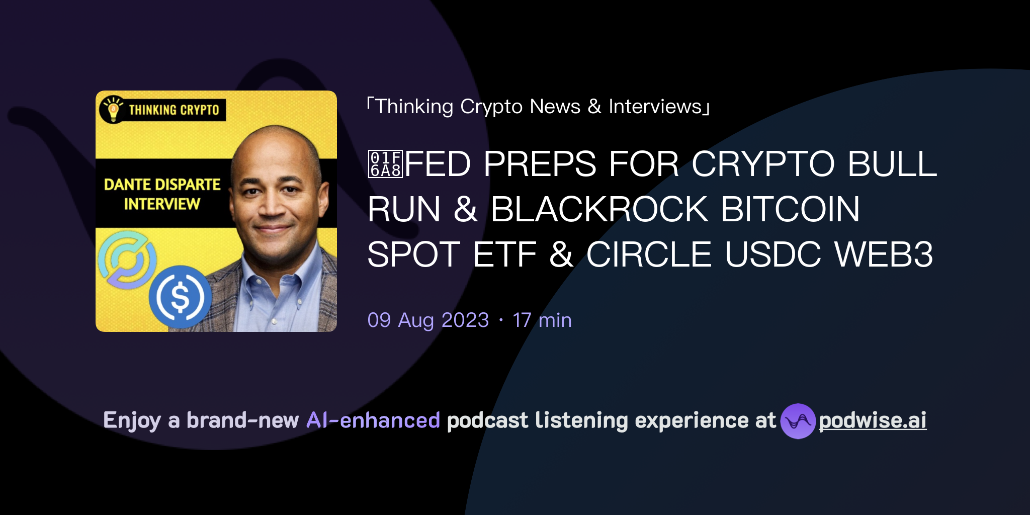 🚨FED PREPS FOR CRYPTO BULL RUN & BLACKROCK BITCOIN SPOT ETF & CIRCLE USDC WEB3 | Thinking Crypto ...