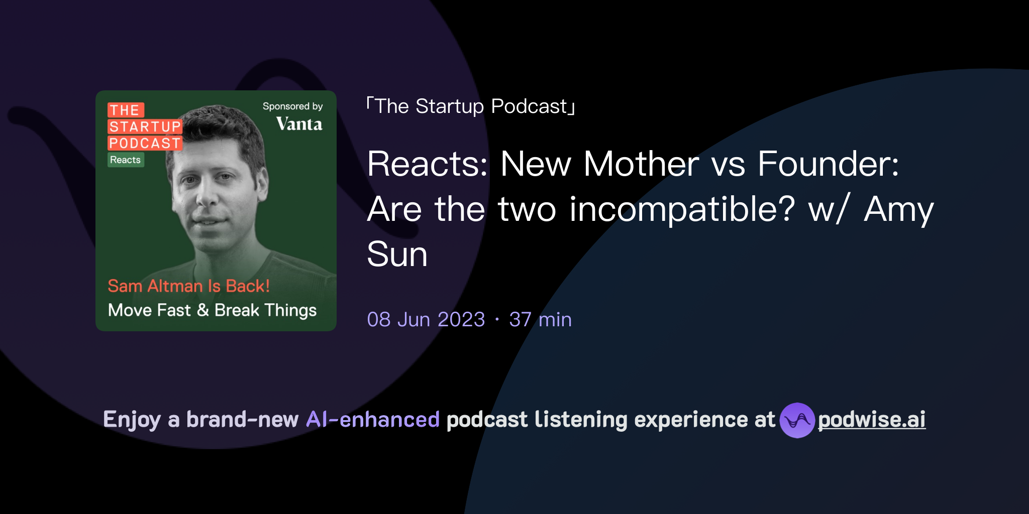Reacts: New Mother vs Founder: Are the two incompatible? w/ Amy Sun ...